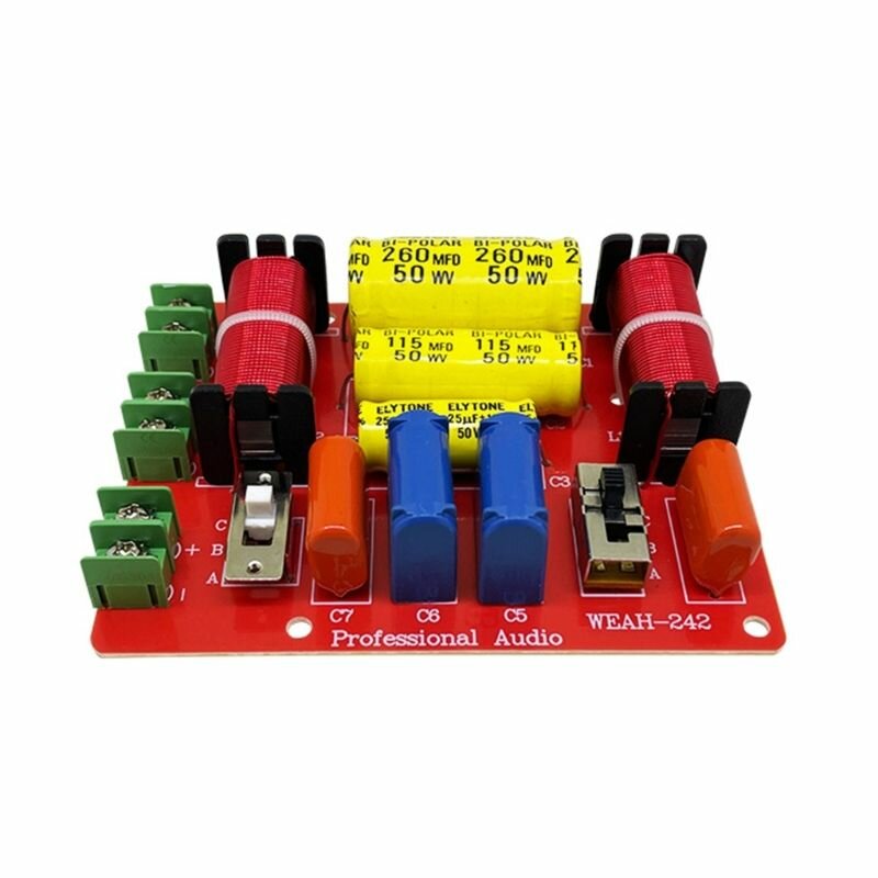 Аудиоаксессуары WEAH 242 high and low двухполосный кроссовер-желтый