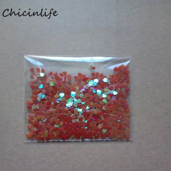 Конфетти сердечки Chicnlife 1000 шт. Бирюзовый, red