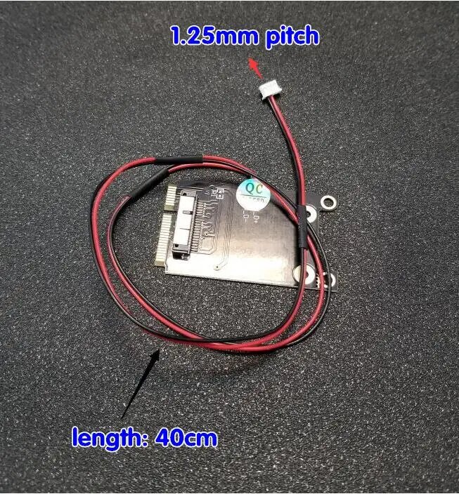 1,25 мм 4-контактная 2-проводная беспроводная Wi-Fi-карта MINI PCI-E с кабелем 40 см BCM94360CS BCM94331CD к адаптеру mini pci-e для mac pro