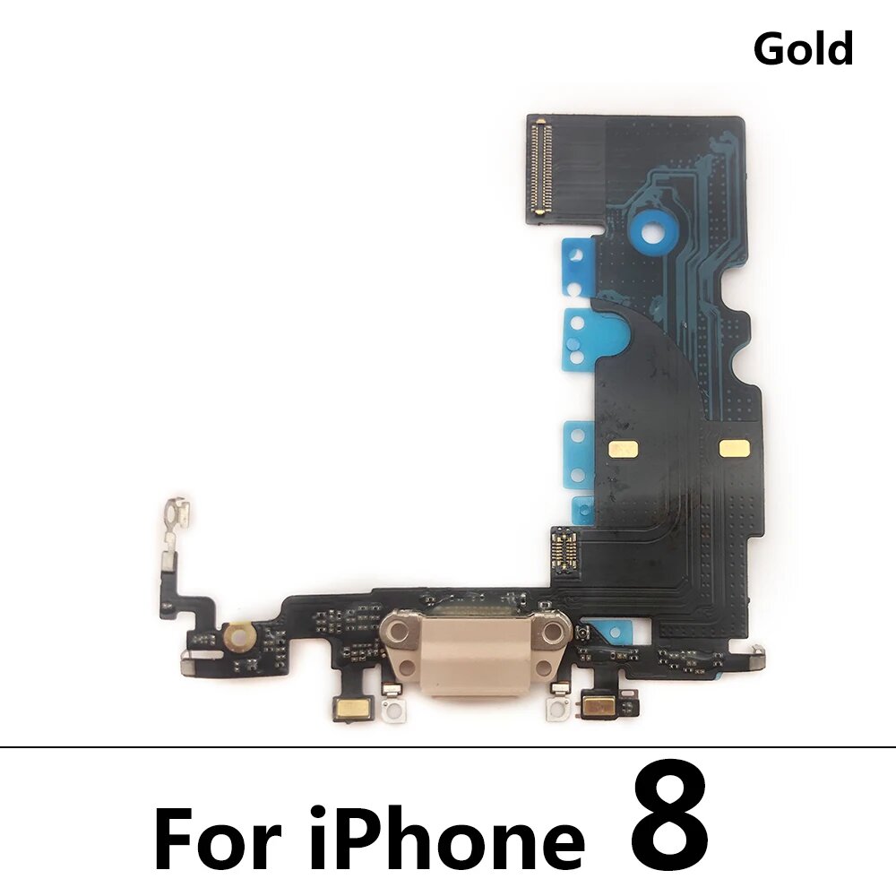 Для Iphone 6 6S 7 8 Plus Разъем для док-станции Зарядное устройство Micro USB Порт для 8 Gold
