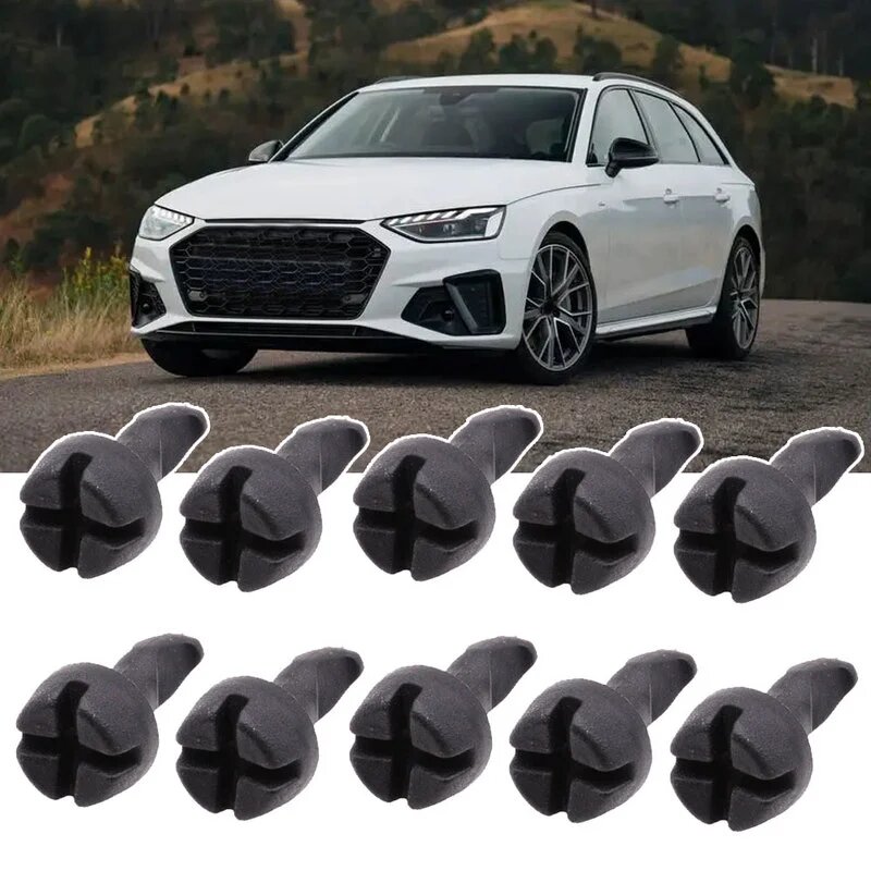10pcs for Audi A4 A6 A8 Car Engine Cover Cylinder Head Clips N90642001 Lock Pin Screw Sealing Stud Clip Fastener Car Accessories