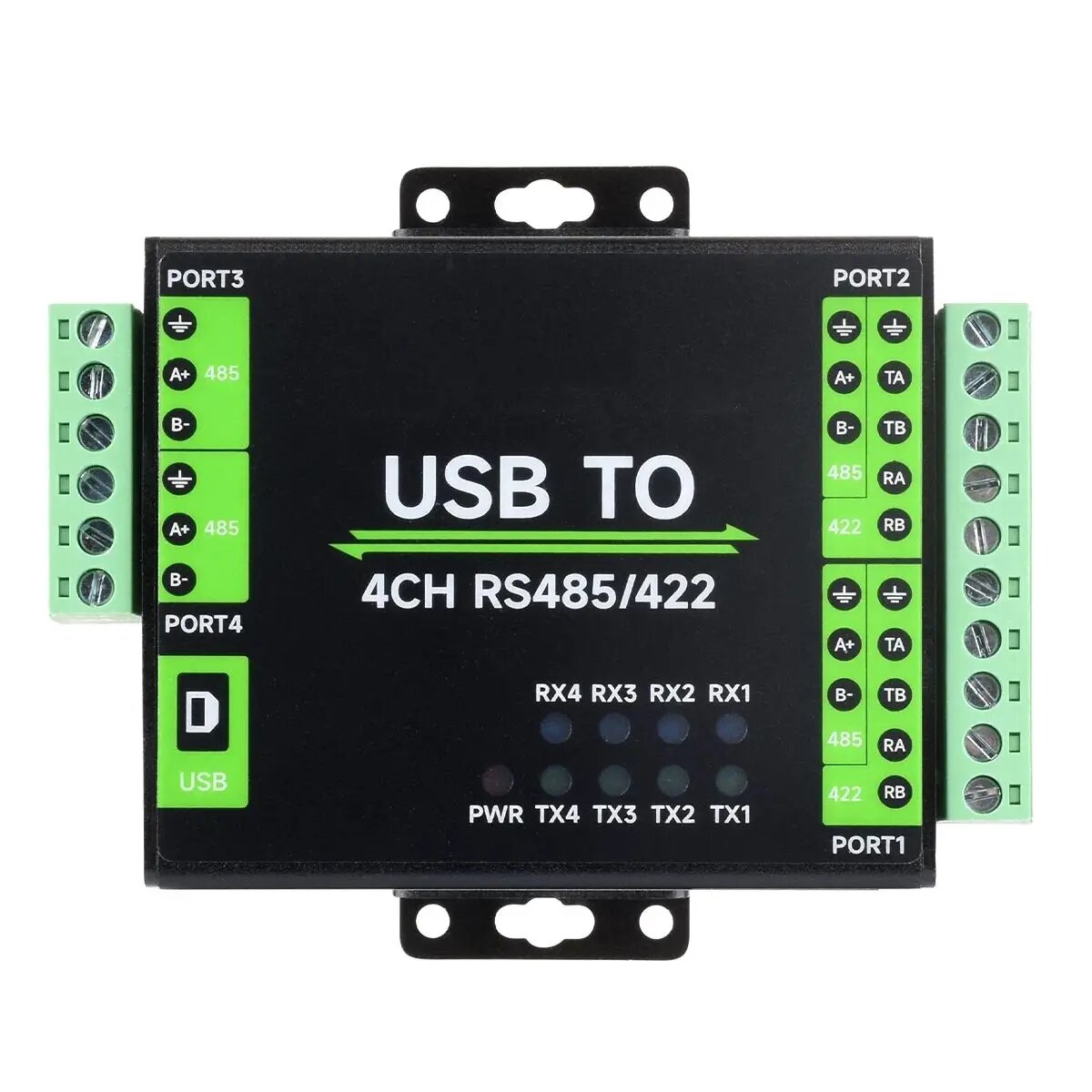 Изолированный преобразователь USB в RS485/422 промышленного класса, поддержка двунаправленного RS485 + двунаправленного чипа RS485/422 FT4232HL