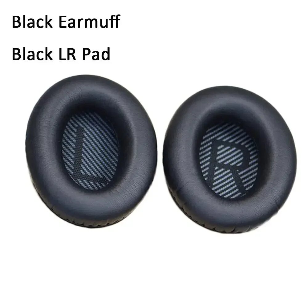 Черные амбушюры для наушников Bose QC2 QC15 QC25 QC35