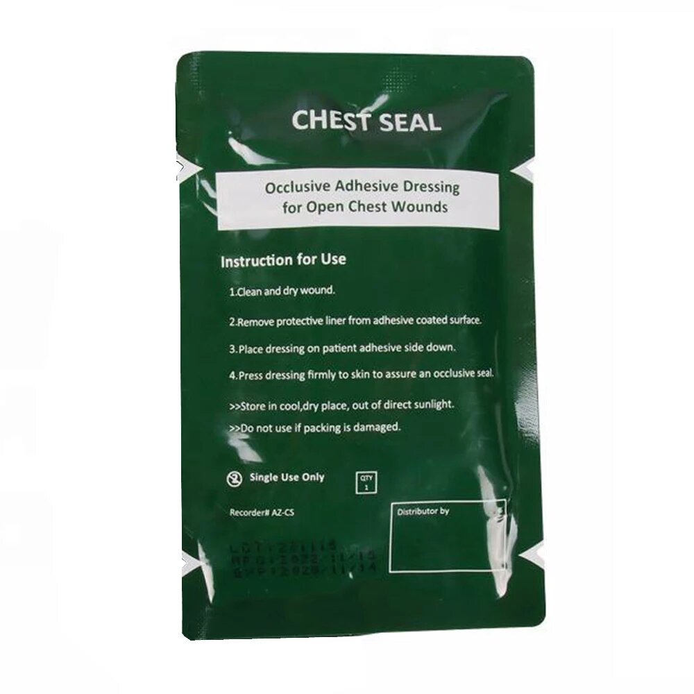 Нагрудный уплотнитель Chest Seal, 1 pack