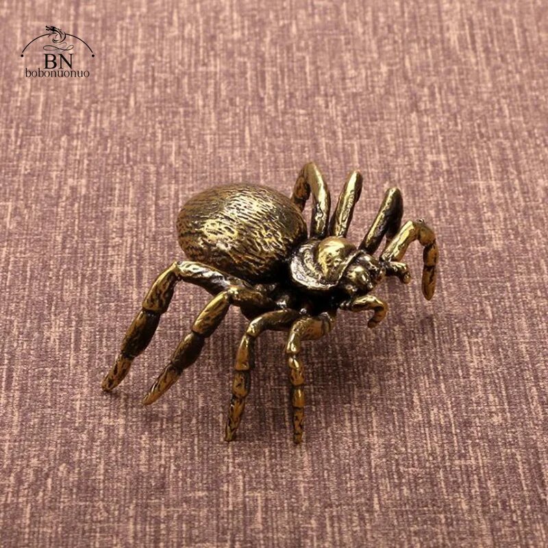 Медная фигурка паука, 5.5x4x3 см, вес 55г, Цвет: spider — фото 1