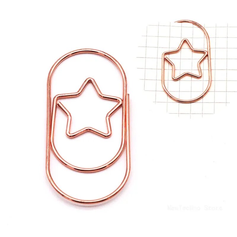 Металлическая закладка Rose Gold для блокнота MOONBIFFY