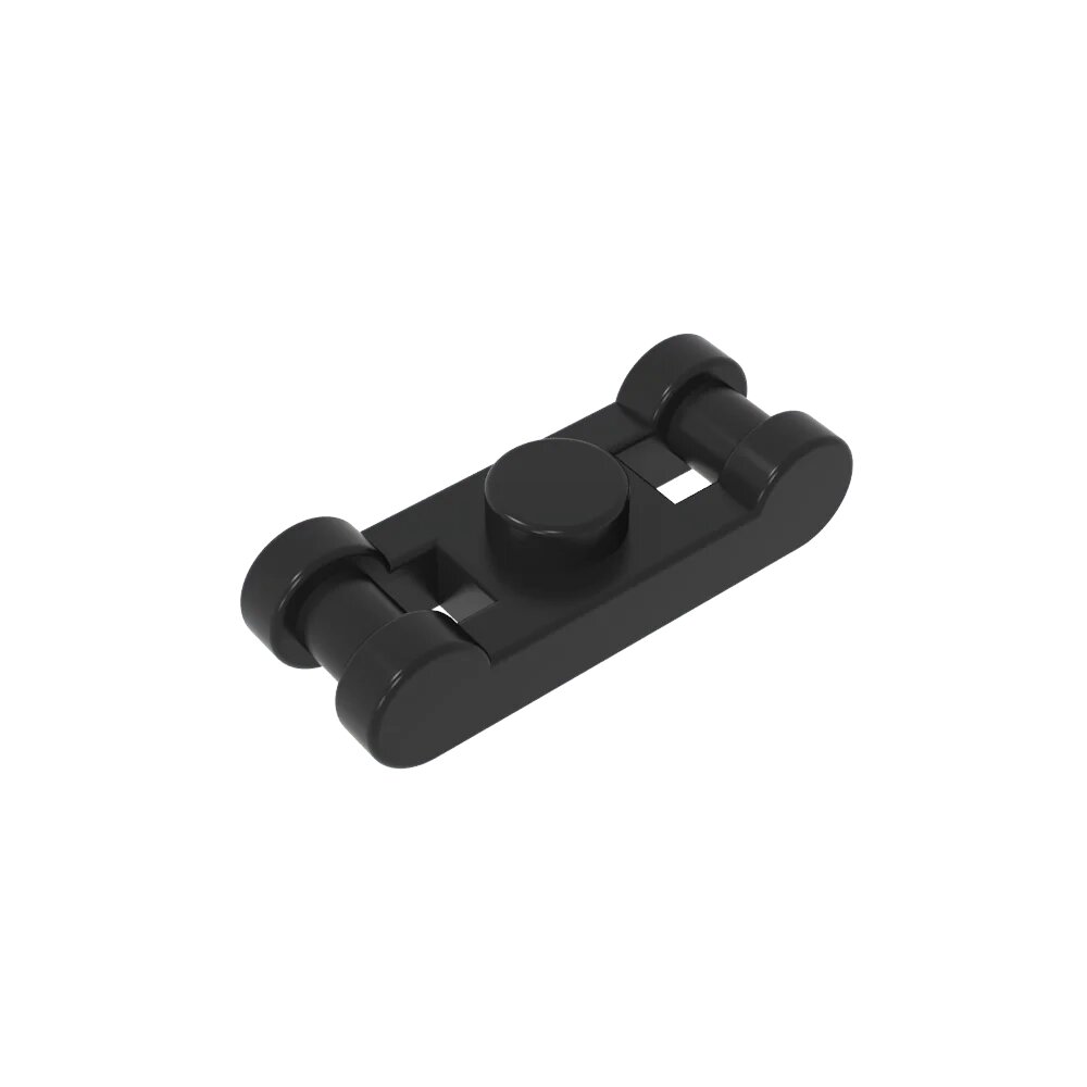 Пластина Gobricks 1x1 с ручкой, Черный (080)