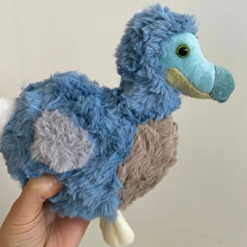 Плюшевая синяя большая кукла-птица Додо