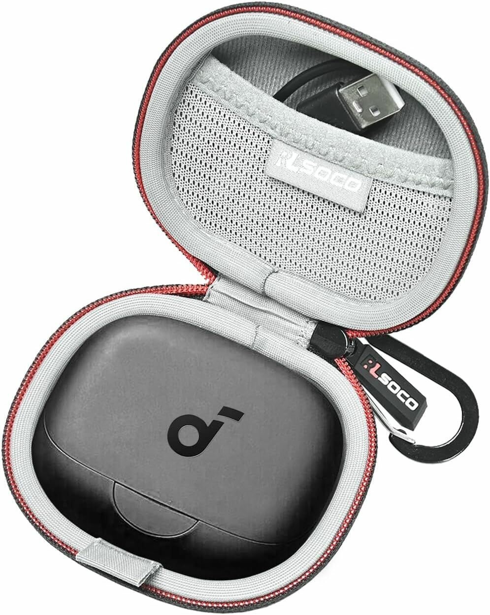Чехол RLSOCO для наушников открытого типа Anker Soundcore AeroFit Pro/SoundPEATS GoFree2
