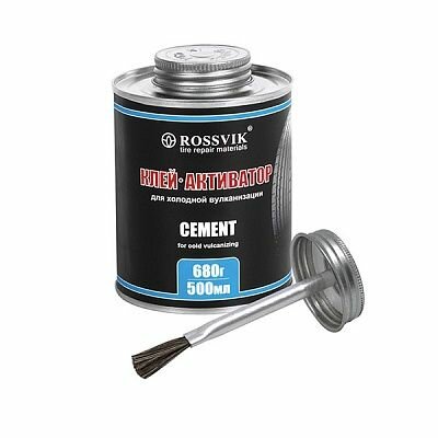 Клей Rossvik K.05. K.2 активатор 500мл/680гр банка с кистью
