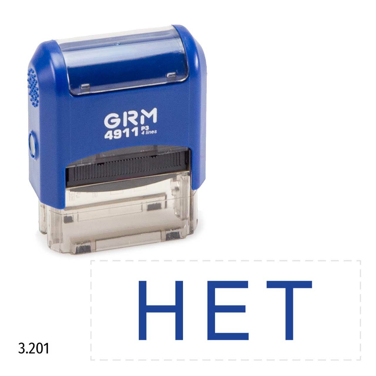 GRM 4911_P3 стандартный штамп «3.201 Нет»