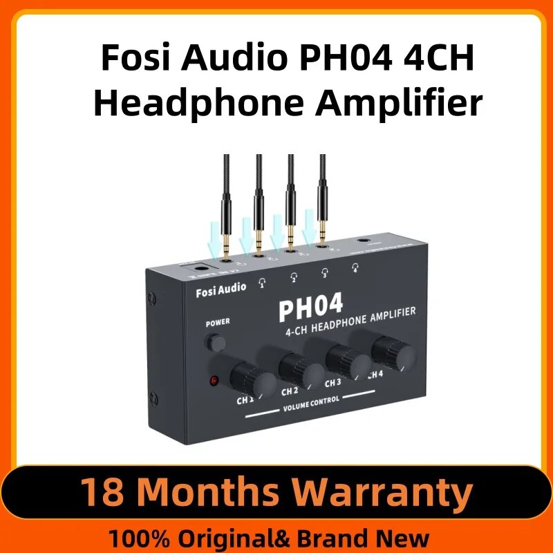 Fosi Audio PH04 4-канальный усилитель для наушников
