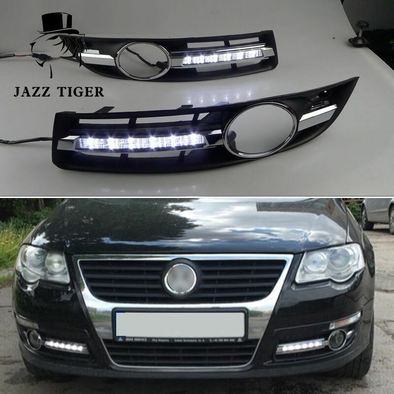 Фольксваген Magotan Passat B6 2007 - 2009 Автоматическая смена света Дневные ходовые огни Автомобильные противотуманные