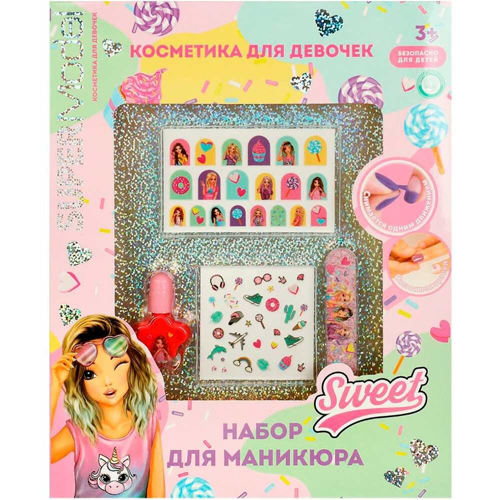 Набор для маникюра Милая Леди лак и наклейки для ногтей, для детей 3+ (360670)