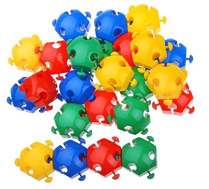 МозаикаНапольная-мини 24 дет. (d=38мм, 4 цвета, пластик, в пакете, от 3 лет) М-0522, (Рыжий кот)