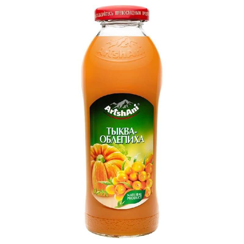 Нектар ARTSHANI тыквенно-облепиховый /стекло/ 0,25л