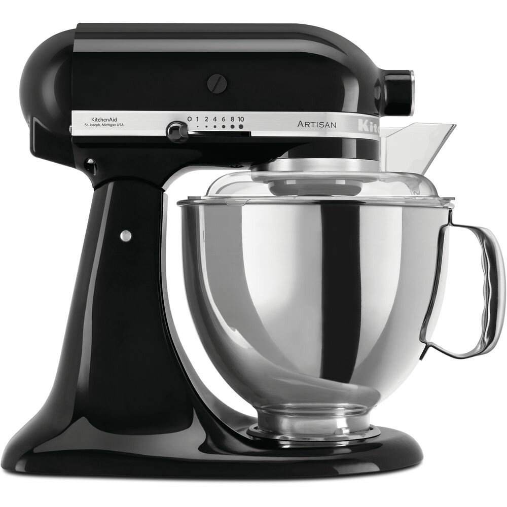Миксер планетарный KitchenAid Artisan Series 5-Quart Tilt-Head Stand Mixer Onyx Black KSM175PSOB