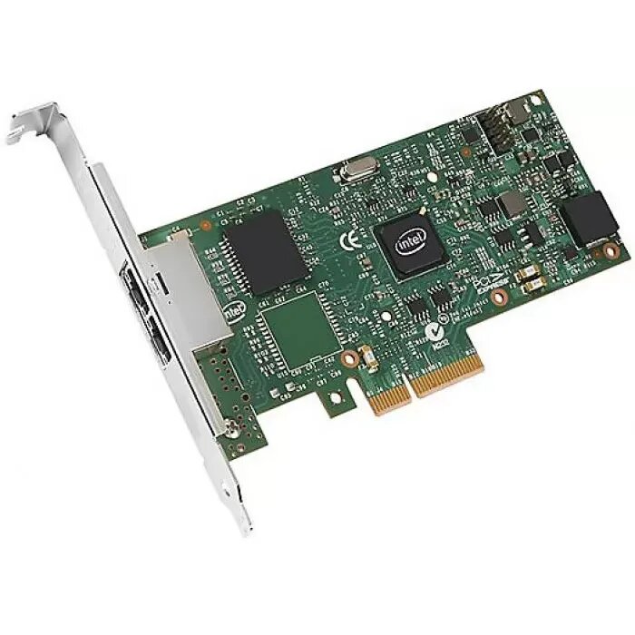 Сетевая карта Intel I350T2V2BLK, Ethernet Server adapter (Intel NH135CAM4) PCI-E x4 2-port 10/100/1000Mbps Low Profile