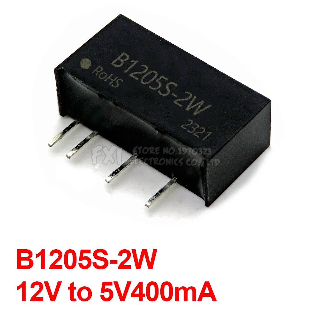 Регулятор напряжения B1205S-2W 12V to 5V 400mA