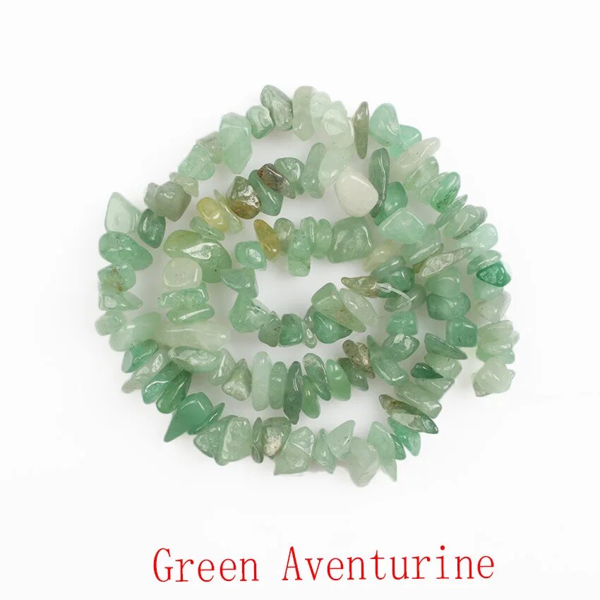 Бусины из оникса YanQi 4-7 мм Изумрудный, 12