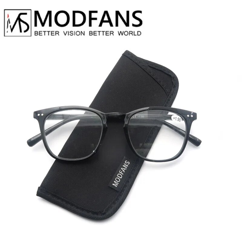 MODFANS Очки для чтения C1 Black +175