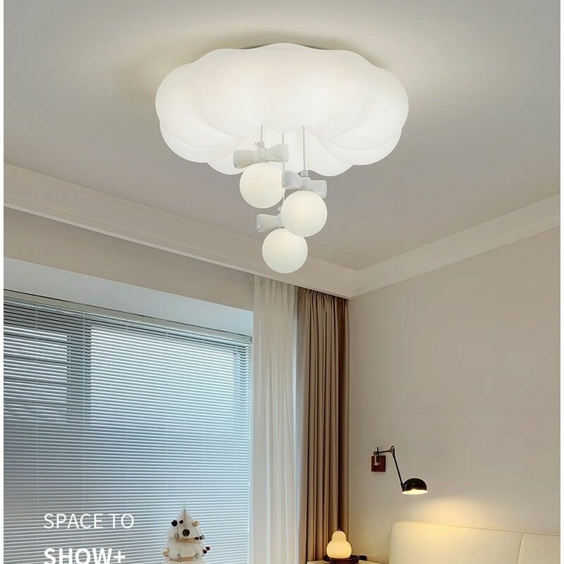 Подвеска для спальни в кабинете 2024 Новый бант для детской комнаты люстры