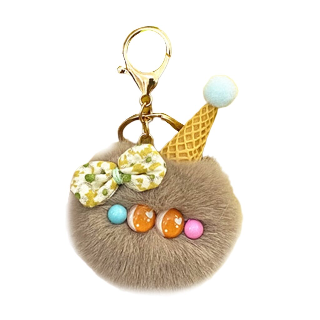 Брелок с Мультяшным Мороженым, Милые Подарки на День Рождения с Мороженым для Детской Пары