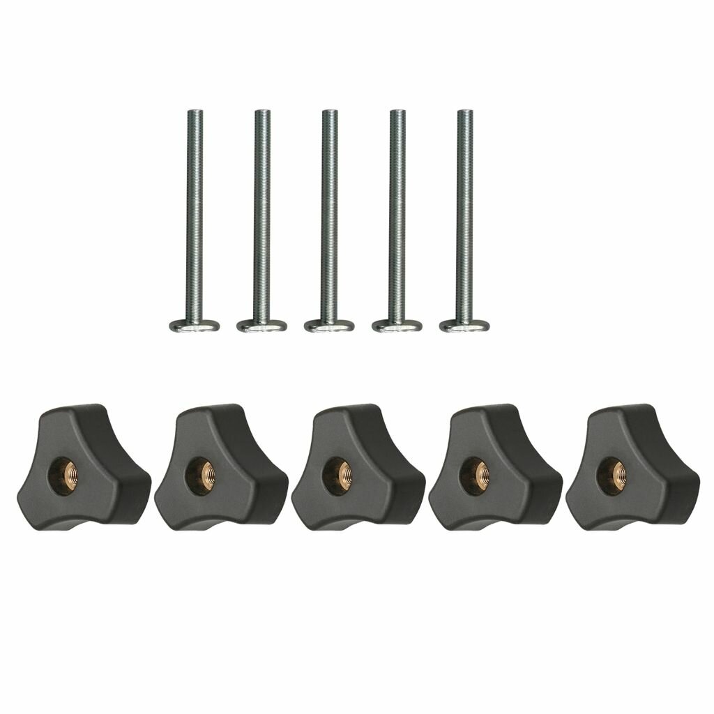 10 шт./компл. аксессуары для Т-образных болтов с пластиковыми гайками, набор ручек гусеничных