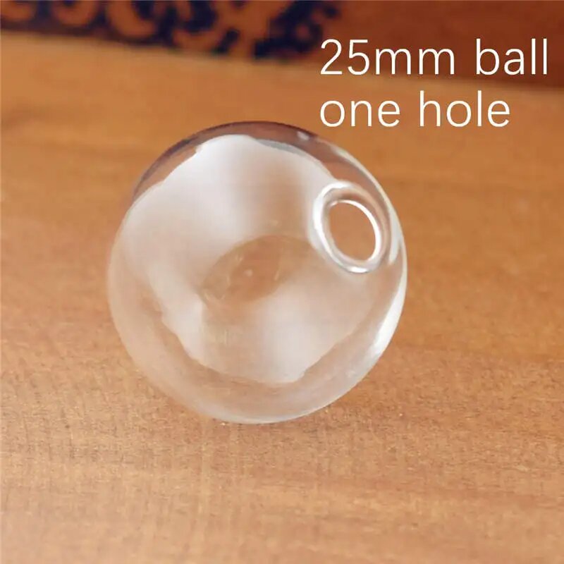 Стеклянный шар 25mm ball one hole