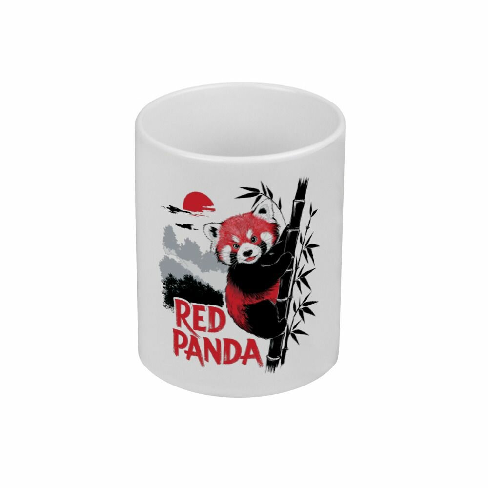 Кружка Милая красная панда в восточном стиле