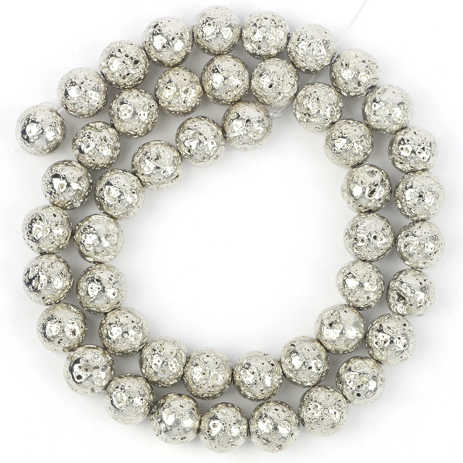 Бусины из гематита хilitata 91 шт Серебряный, 4mm (approx 91pcs), Silver Plated