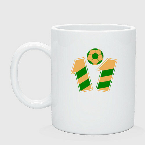 11 номер футбольный мяч Керамическая кружка