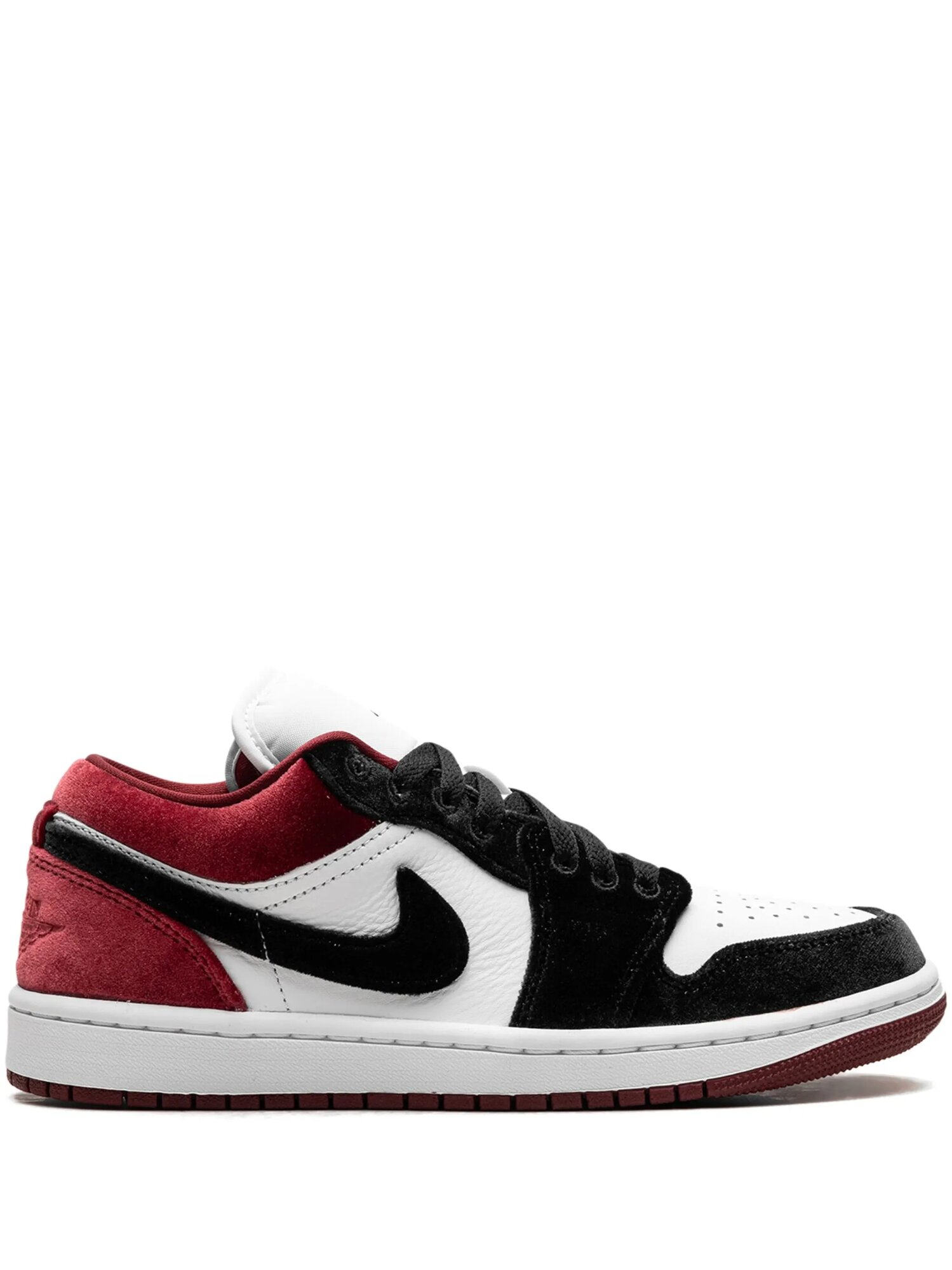 Кроссовки Jordan 1 Low SE Velvet Black Toe - Black/White/Team Red