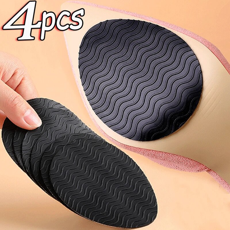 Износостойкие противоскользящие накладки на подошву для подошвы на высоком каблуке резиновые black