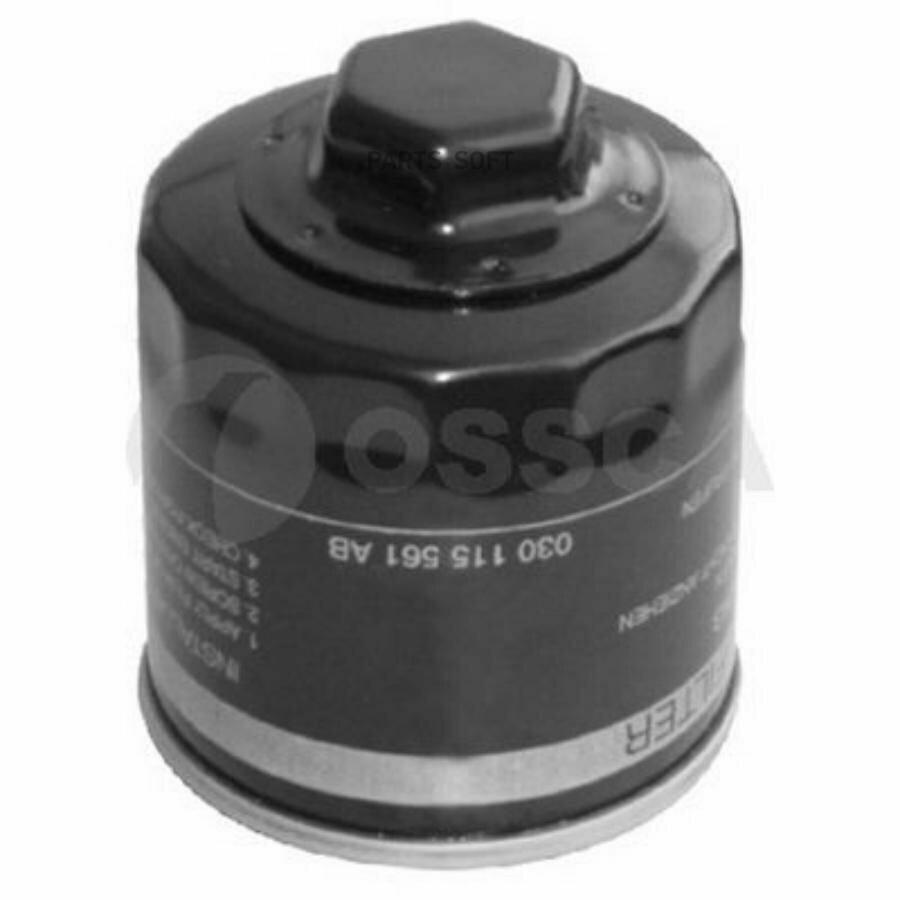 957 OSSCA Фильтр масляный / AUDI, SEAT, SKODA, VW 1.0-1.6 91~