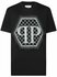 Футболка PHILIPP PLEIN Hexagon, размер M, черный