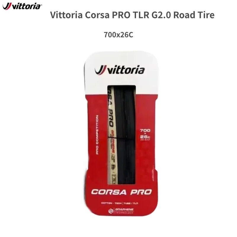 Бескамерная шина Vittoria Corsa Pro TLR G2.0 700C * 24C-32C(320TPI) для дорожного велосипеда