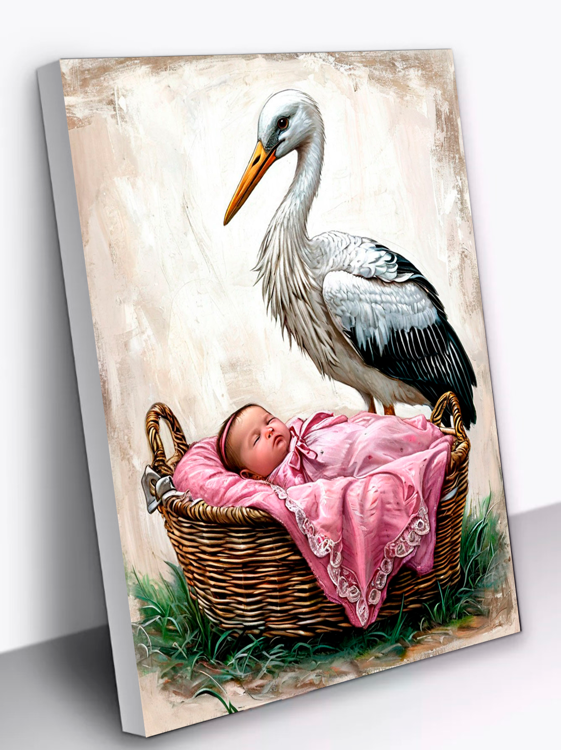 Картина по номерам "Аист" 40х50 см, хлопковый холст на подрамнике, акрил, Hobby Home