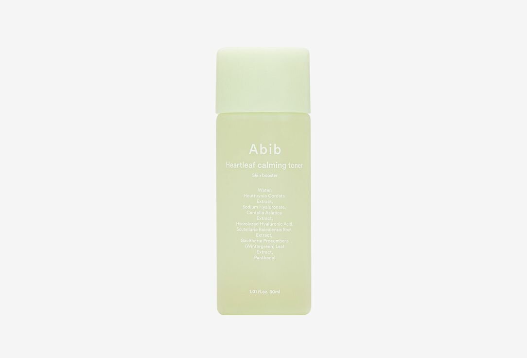 Тонер для лица ABIB Heartleaf calming toner Skin booster 30 мл