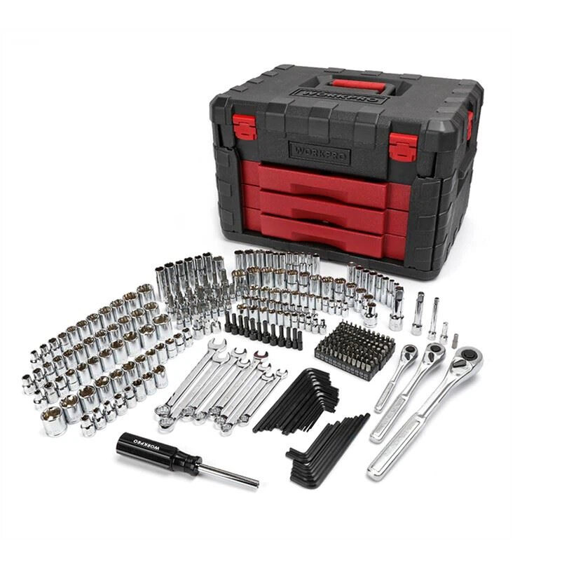 Набор механических инструментов 320шт с прочным кейсом WORKPRO