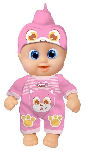 Куклы и пупсы Bouncin' Babies 802004 Кукла Бони, 16 см (пьет и писает)