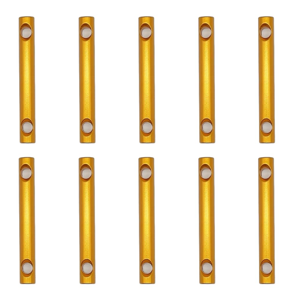 Палатка, Крепление для натяжения веревки палатки из алюминиевого сплава - золотое, 1 комплект 10 штук