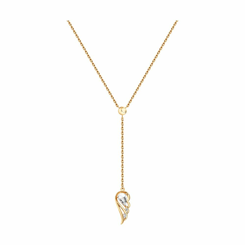 Колье, красное золото, 585 проба