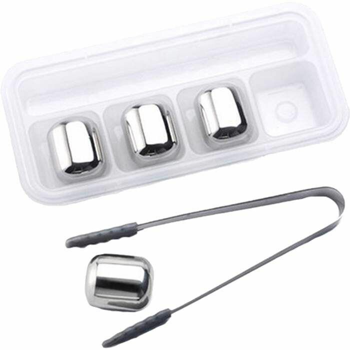Охлаждающие камни для напитков Xiaomi Circle Joy Stainless Steel Ice CJ-BK01 4 шт. (серебро)