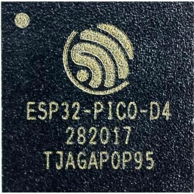 ESP32-PICO-D4 / ESPRES, миниатюрный WiFi-модуль, Bluetooth, Wi-Fi; 40 MГц; Flash 4 MБ; 2.7.3.6 В; QFN48