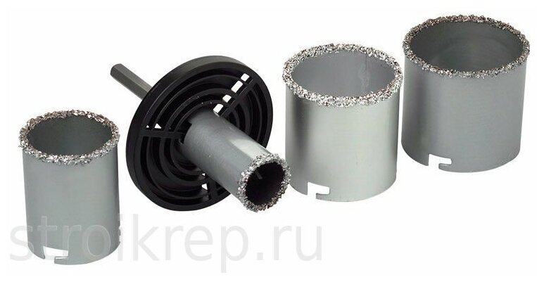 Набор вольфрамовых коронок по кафелю и плитке STRONG (33, 53, 67, 73)