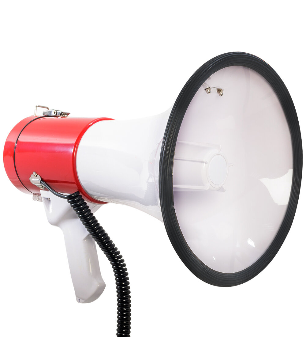 Мегафон мощность 25 Ватт (до 600 метров)