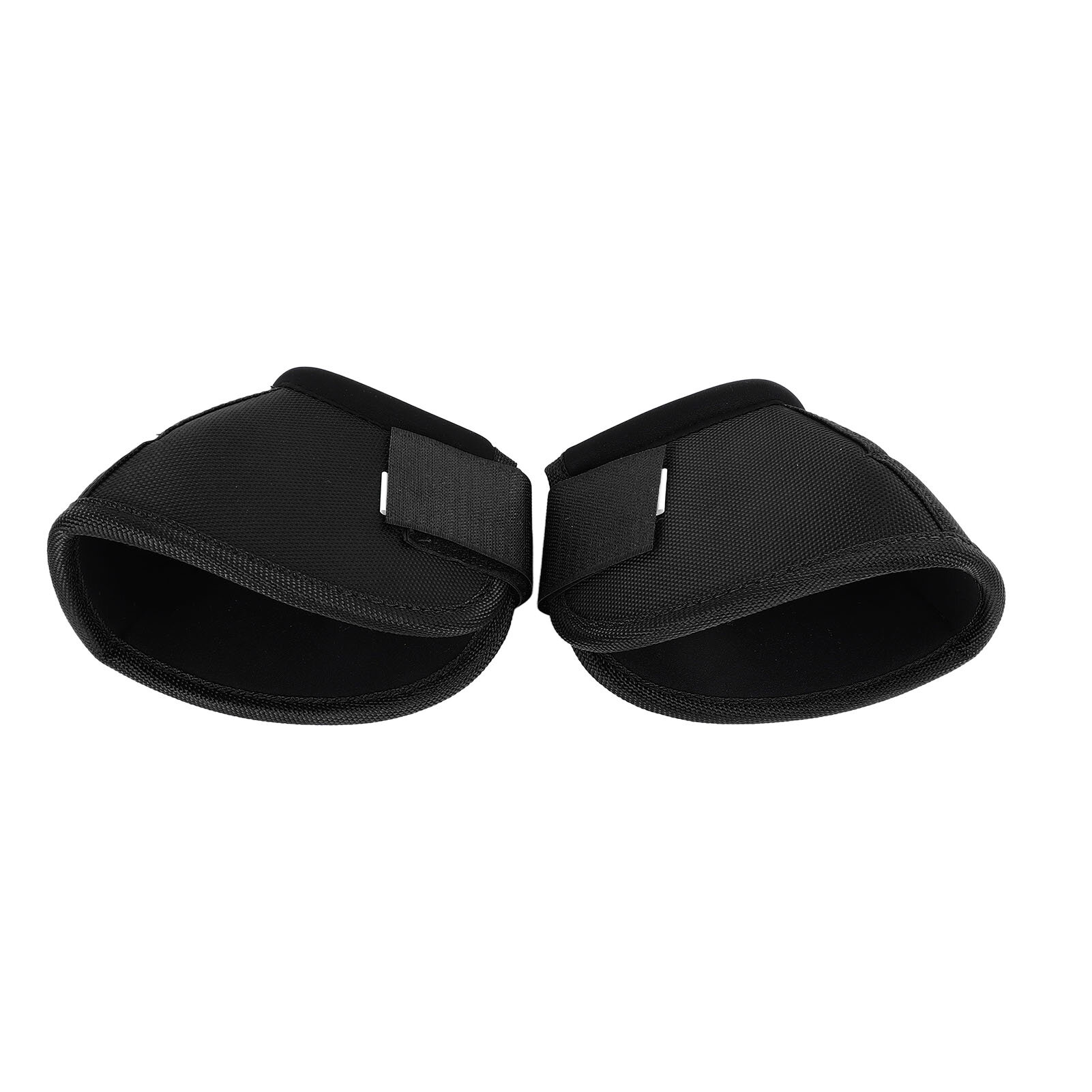 Ботинки-колокольчики из ткани Оксфорд, большие, износостойкие, дышащие, защита копыт, удобные для тренировок и верховой езды, черные