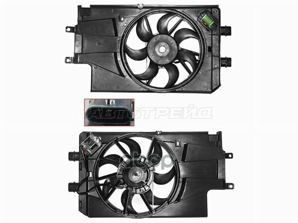 Диффузор LADA Granta 11- / Kalina 13-18 Sat арт. ST-LD01-201-A0