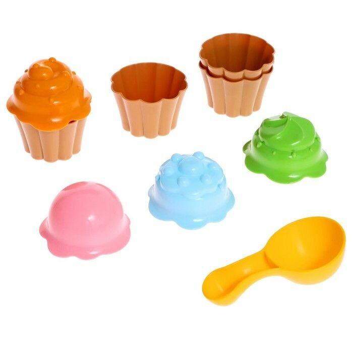 Песочный набор Dream Makers "Кексы", с ложкой